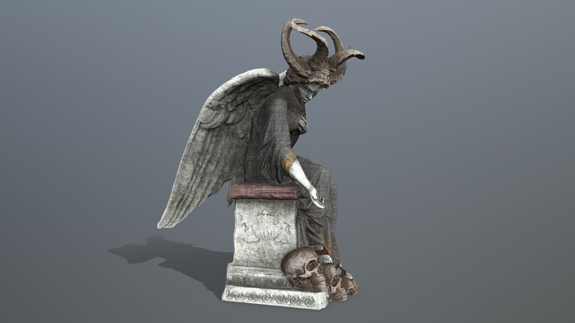 3D model woman angel VR / AR / low-poly | CGTrader