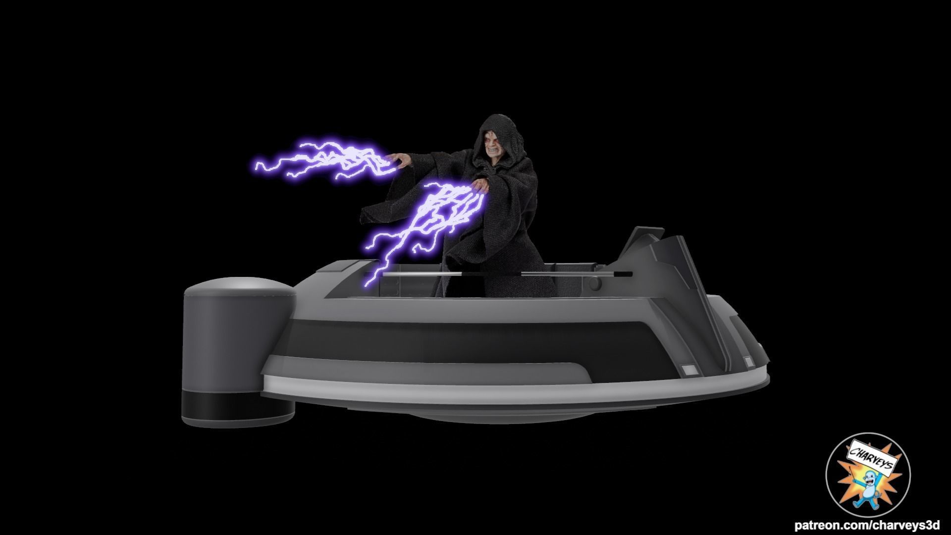 Star Wars Senate Repulsorpod for action figures 3D model 3D printable ...