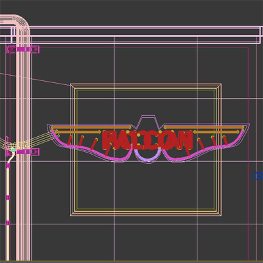 Animated Exterior Neon Sign 3D model | CGTrader