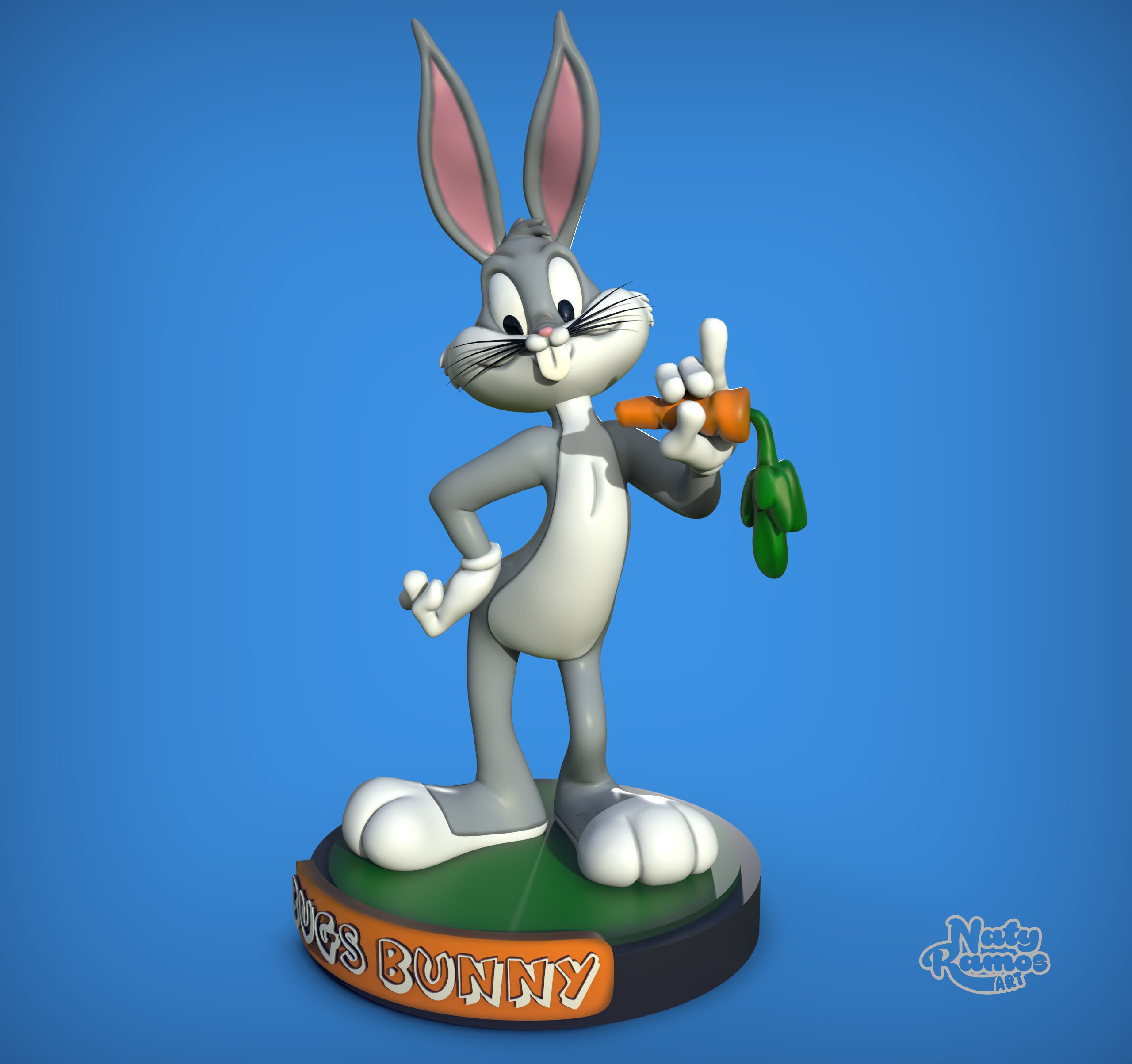 BUGS BUNNY 3D model 3D printable | CGTrader