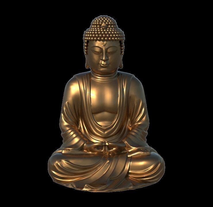 Buddhist Sculpture Buda Gautama decorative STL file 3D model 3D ...