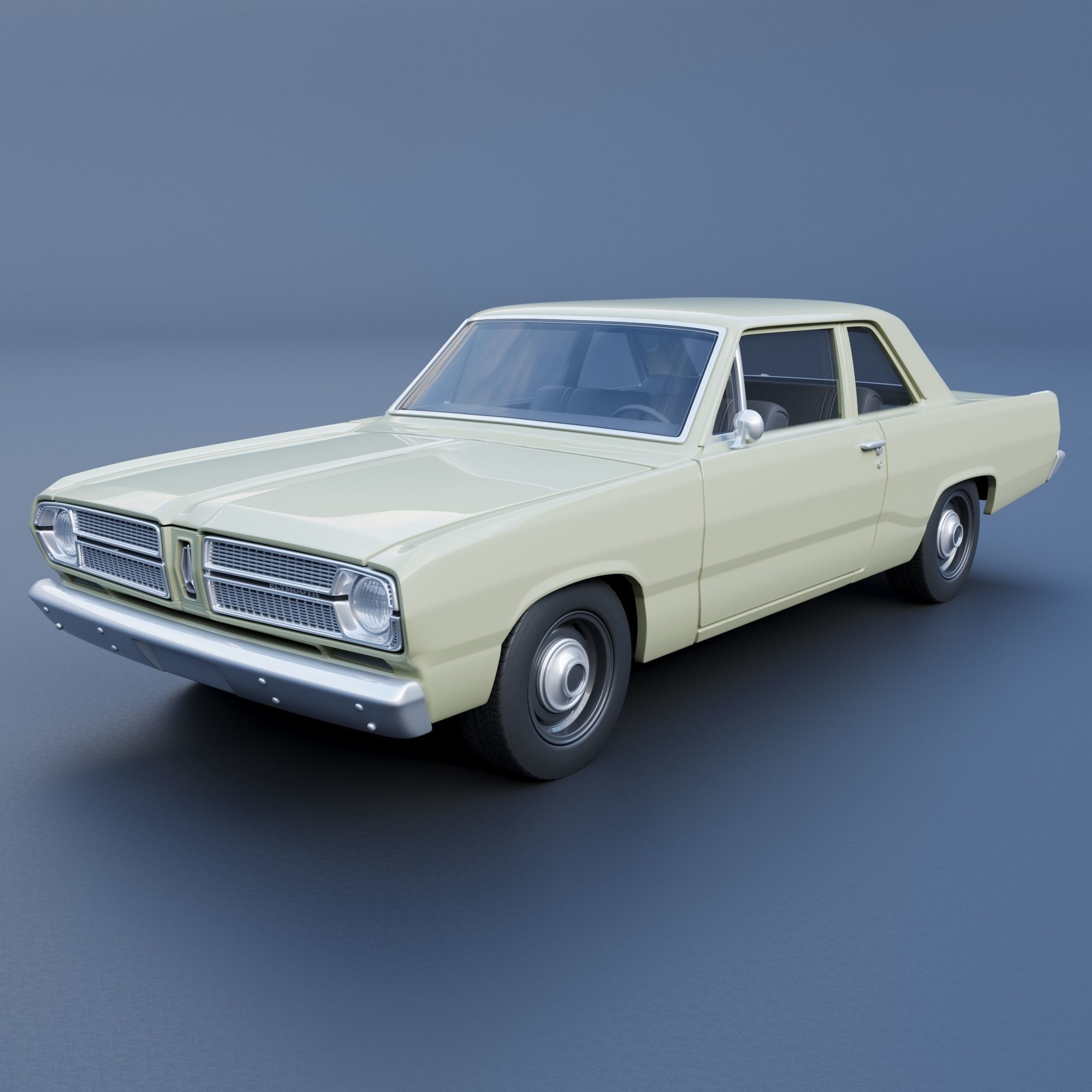 Plymouth Valiant 100 1967 3D model 3D printable | CGTrader