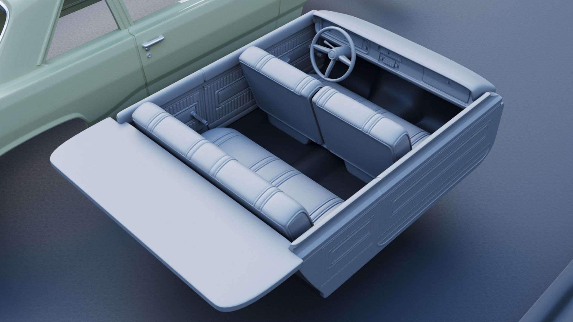Plymouth Valiant 100 1967 3D model 3D printable | CGTrader
