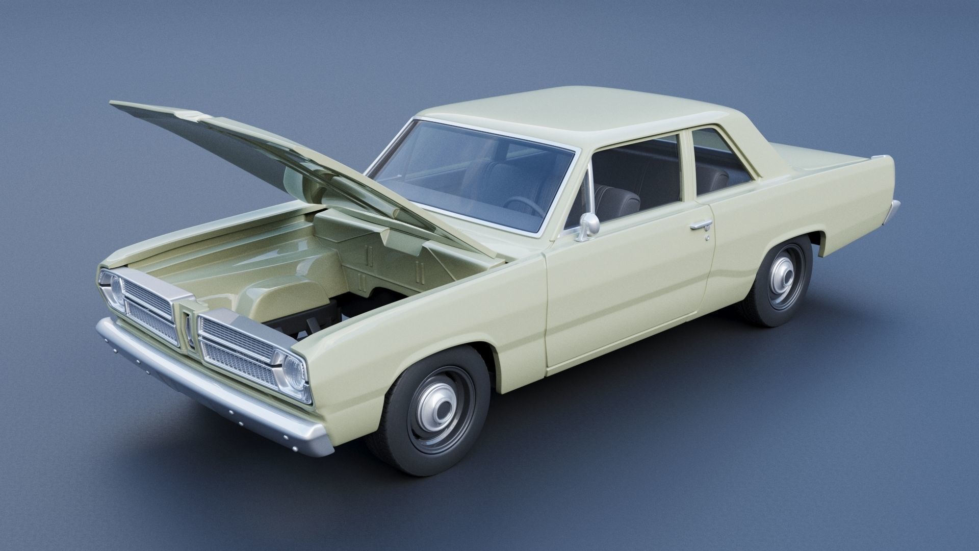 Plymouth Valiant 100 1967 3D model 3D printable | CGTrader