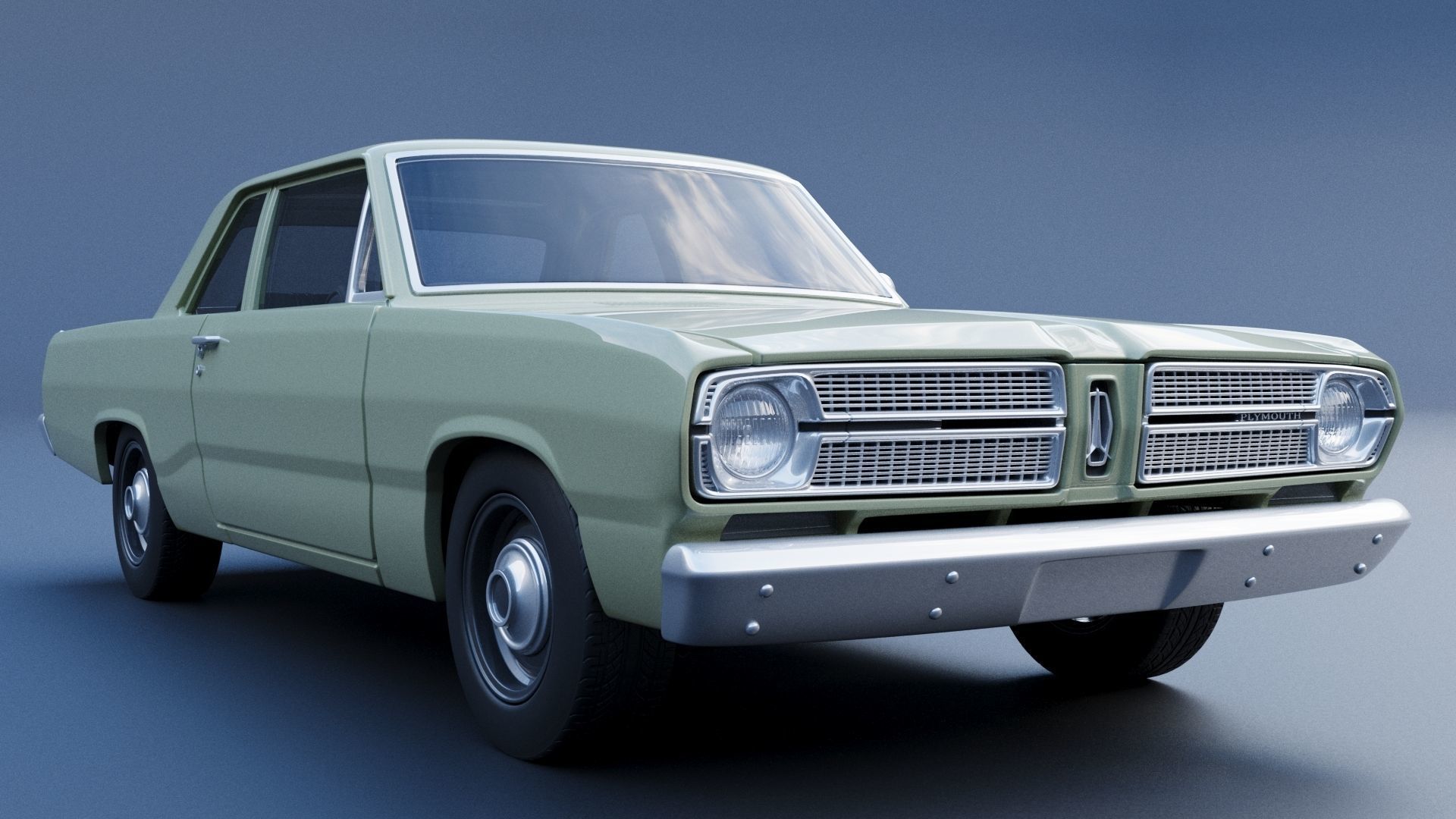 Plymouth Valiant 100 1967 3D model 3D printable | CGTrader