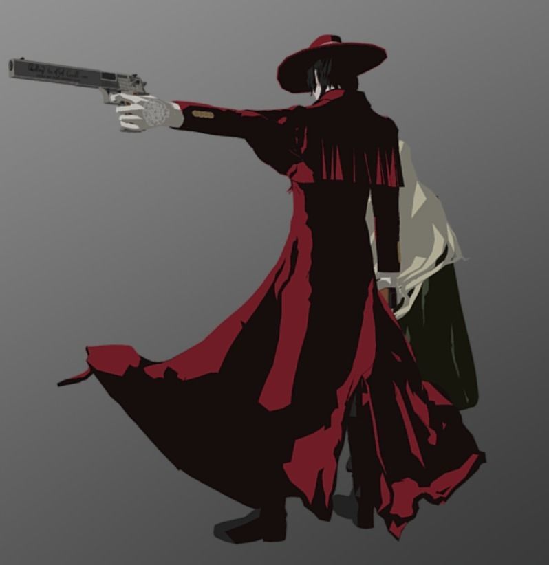 Alucard and Integra Fairbrook Wingates Hellsing 3D model | CGTrader