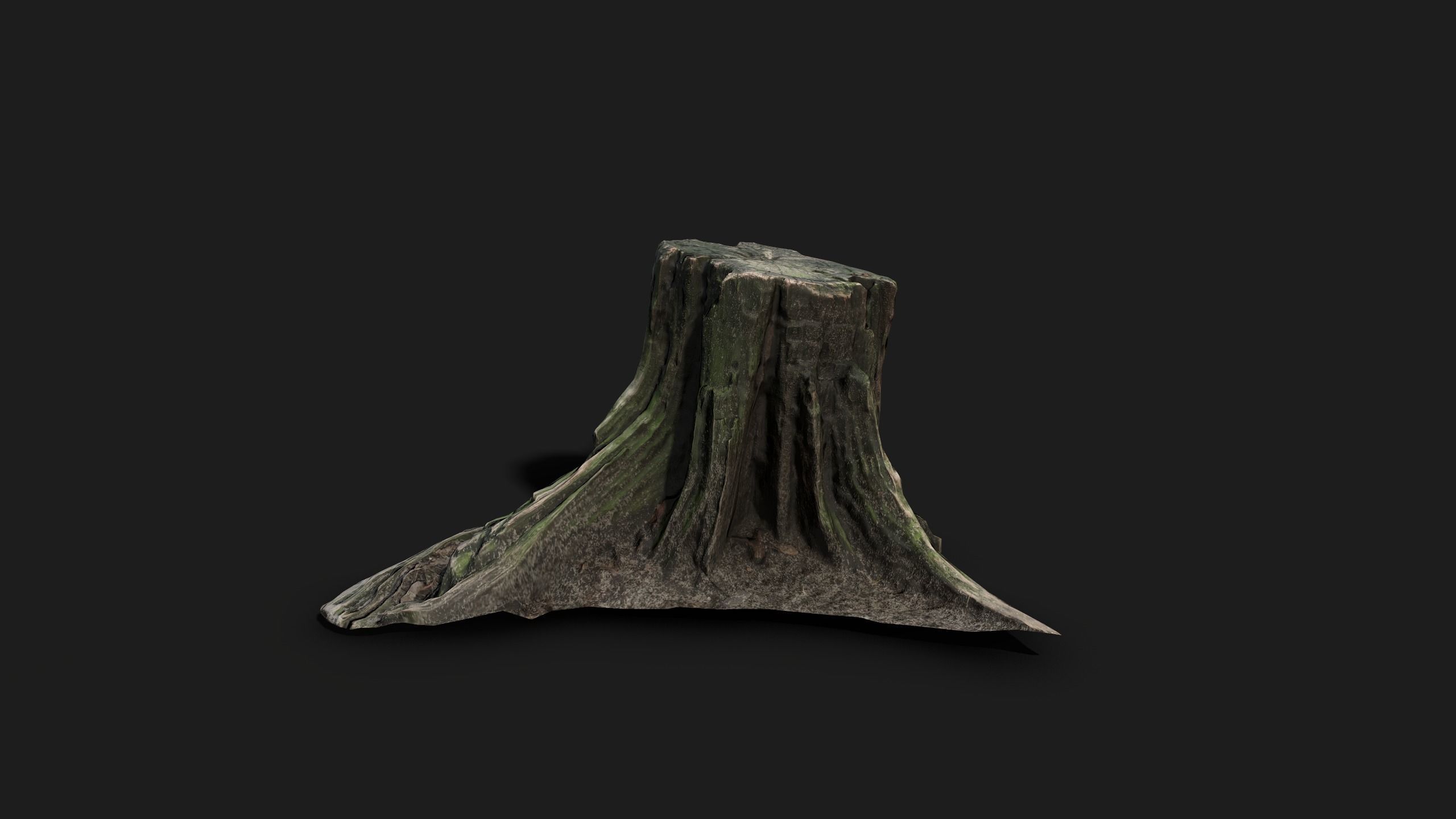 Photoscanned stumb free VR / AR / low-poly 3D model | CGTrader