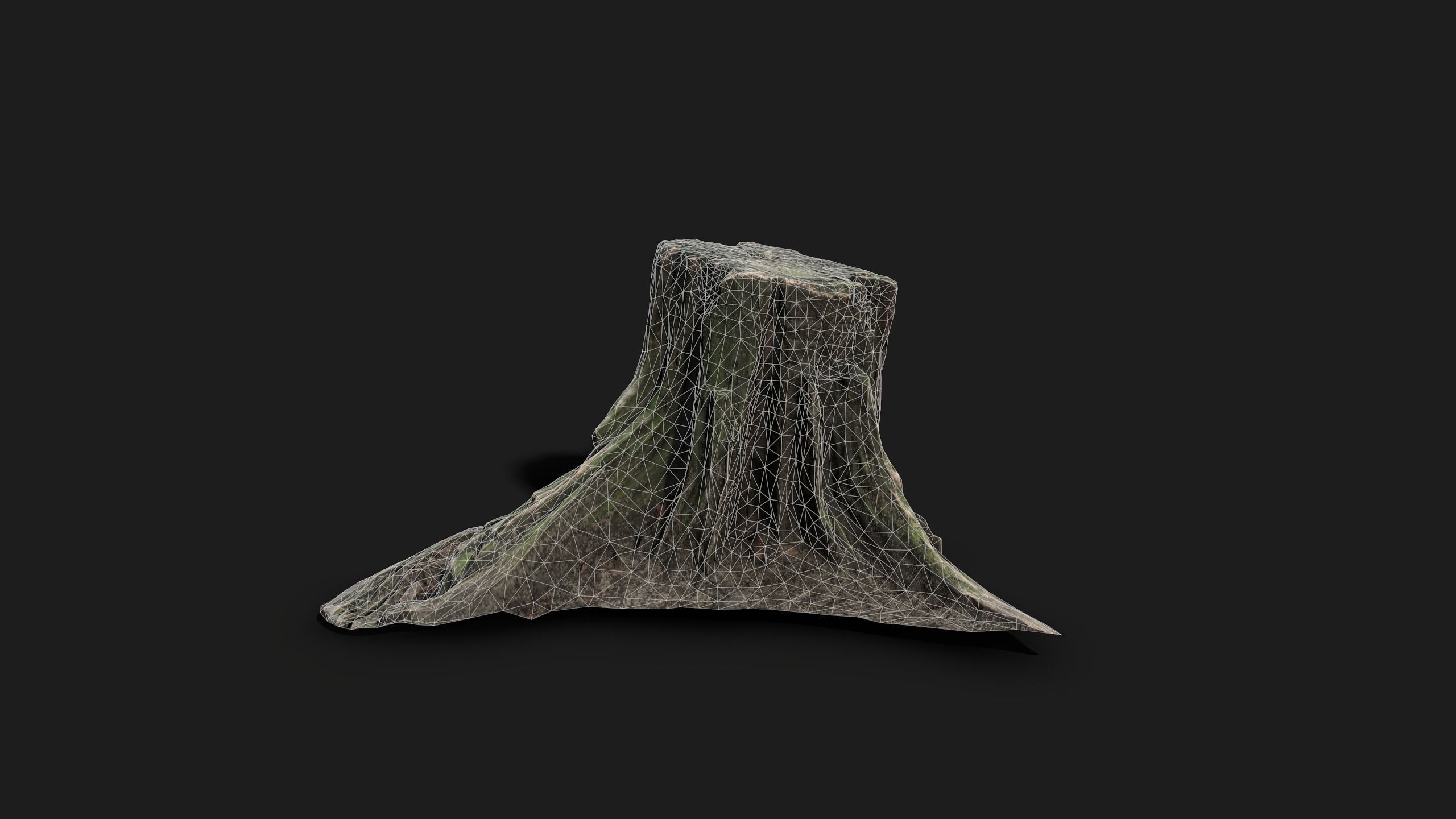 Photoscanned stumb free VR / AR / low-poly 3D model | CGTrader