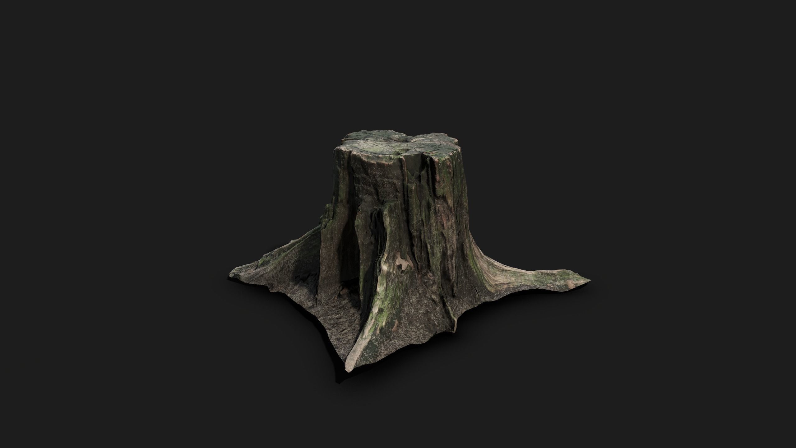 Photoscanned stumb free VR / AR / low-poly 3D model | CGTrader