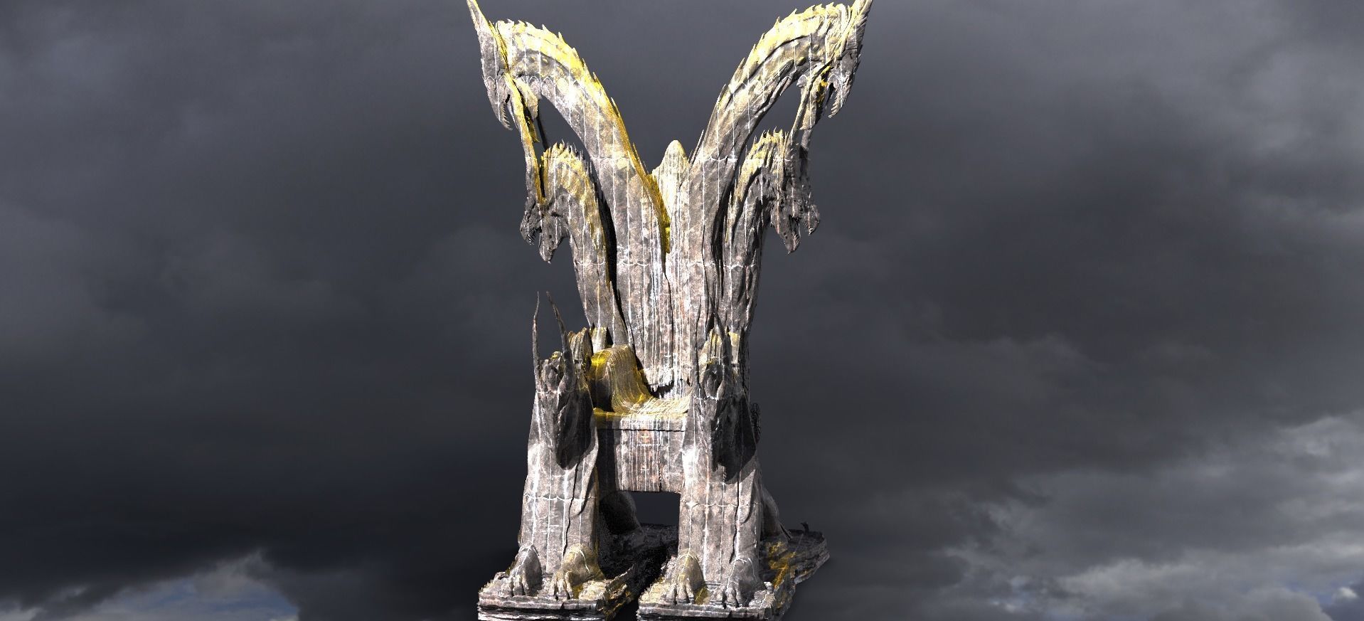 Black Adam Throne 4 3D model | CGTrader