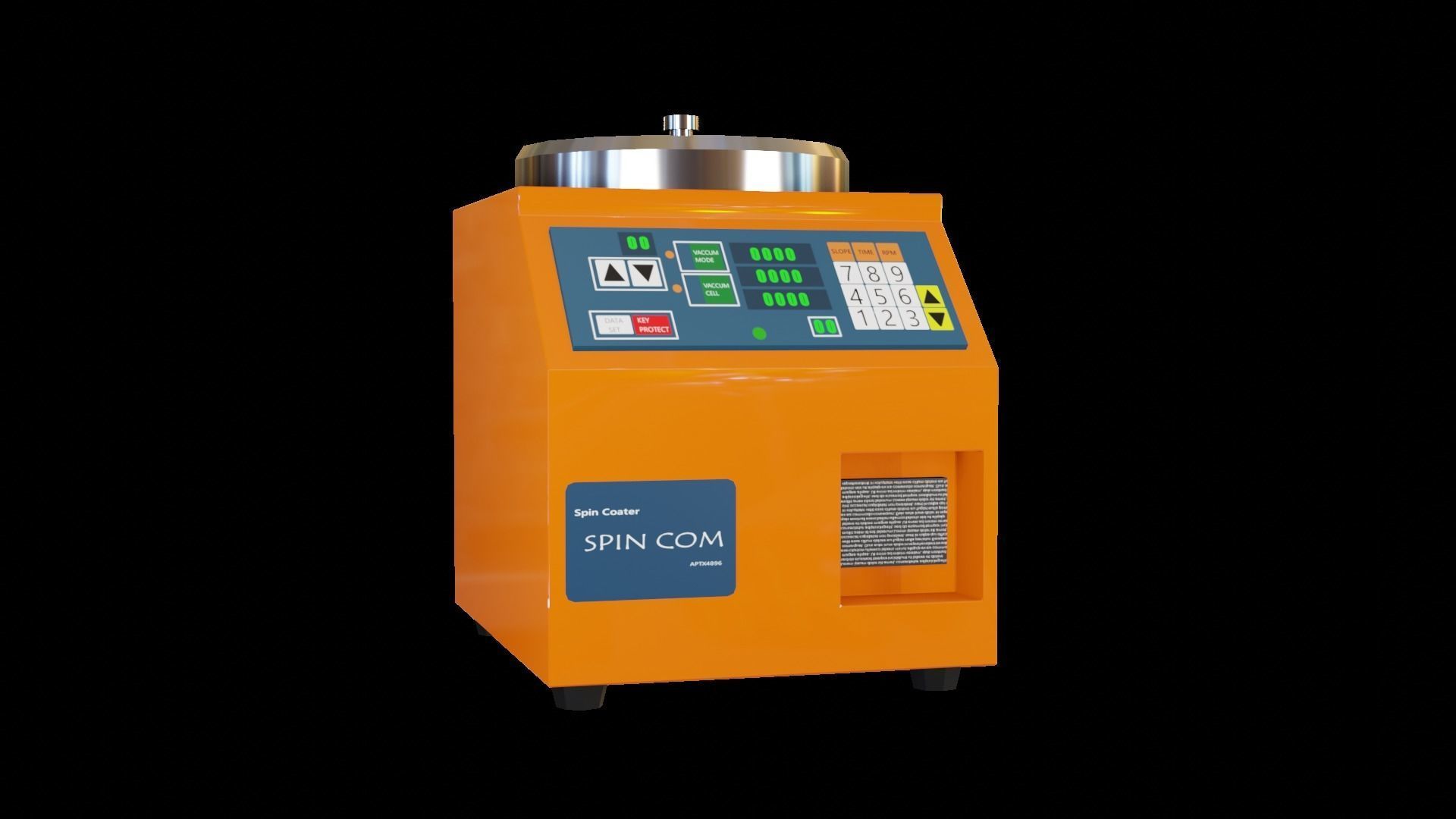 very simple spin coater 3D model | CGTrader