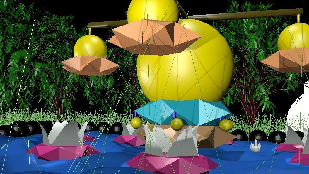 Vesak Zone 3D 3D model animated | CGTrader