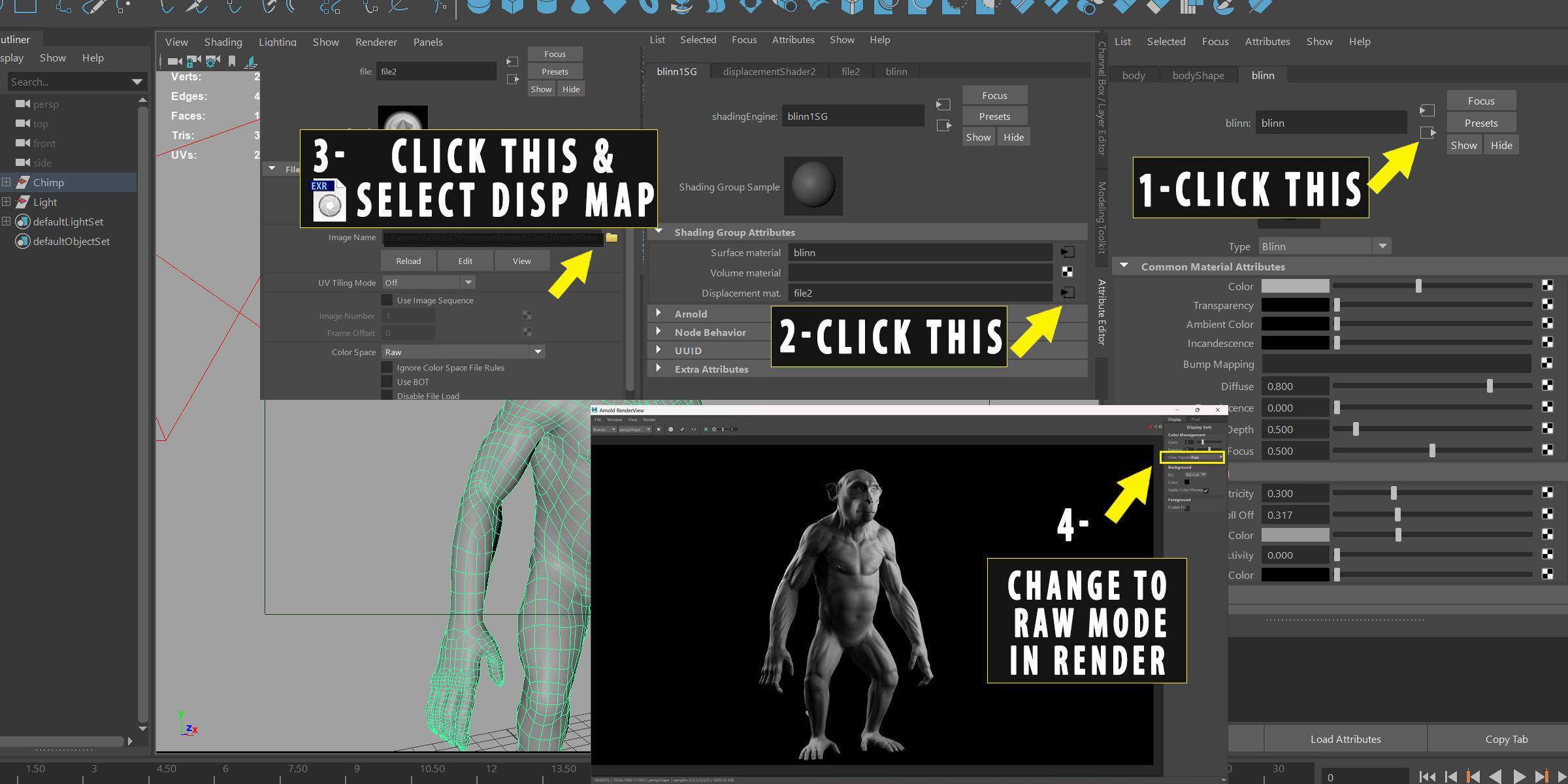 Monkey 3D model | CGTrader