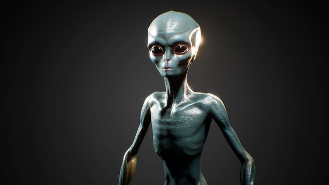 3D model Alien UFO VR / AR / low-poly | CGTrader