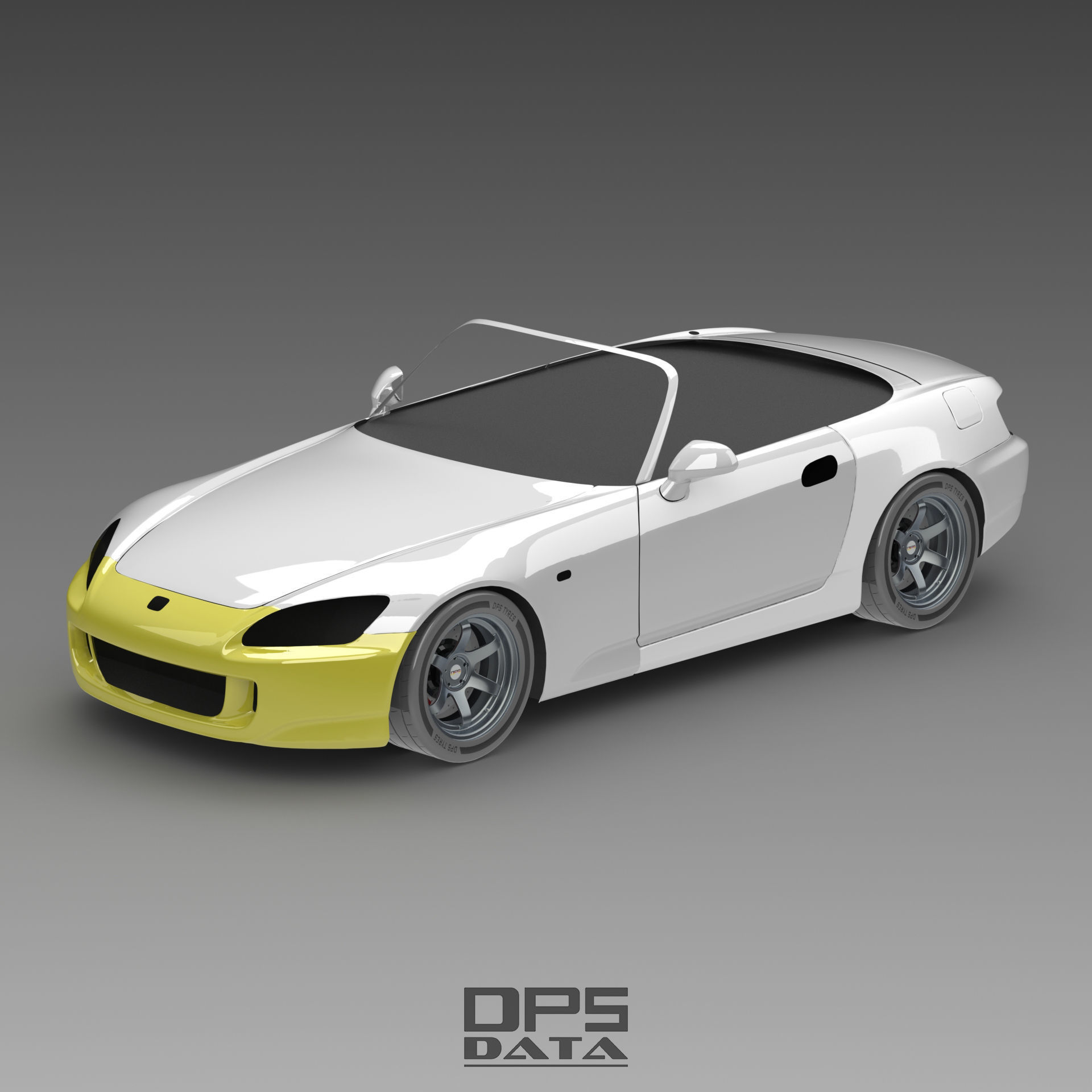 S2000 AP2 Front Bumper Exterior Surface Model - 3D Laser-Scanned 3D ...
