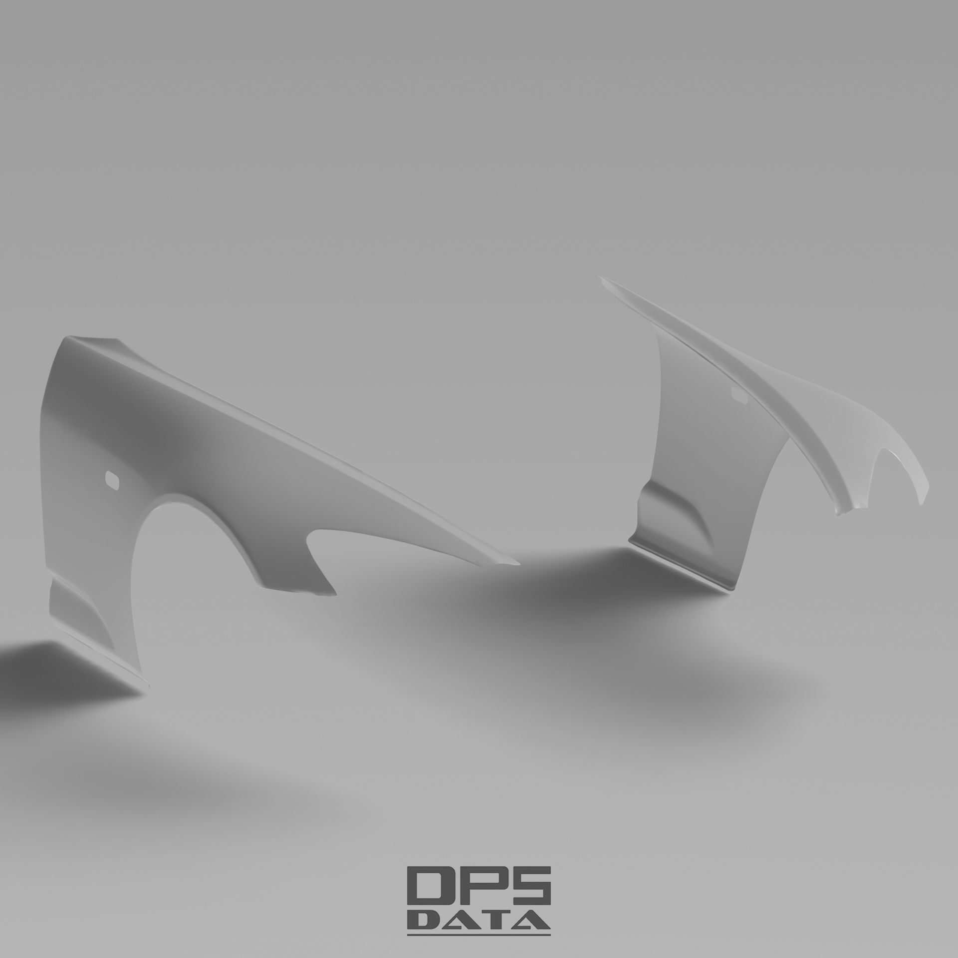 S2000 AP2 Front Fenders Exterior Surface Model 3D Laser-Scanned 3D ...