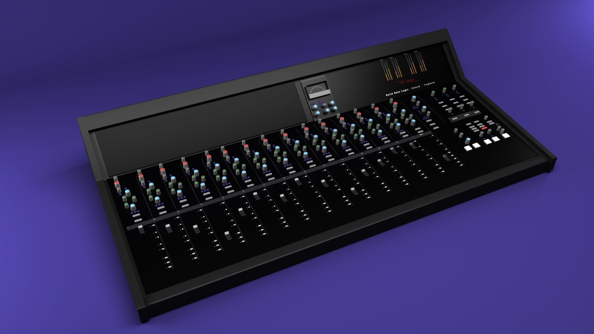 Mixing desk 3D model | CGTrader