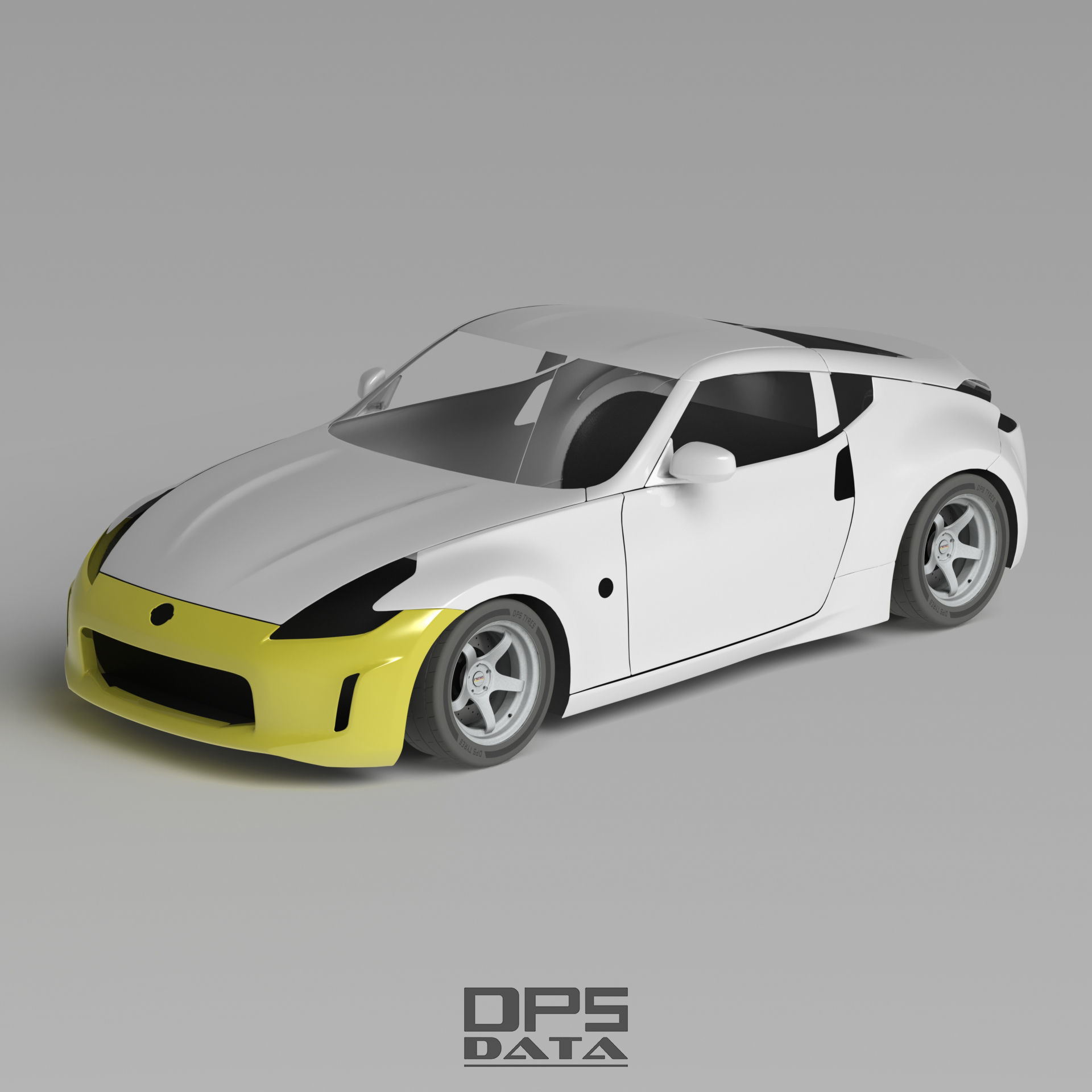 370Z Z34 Front Bumper Exterior Surface Model - 3D Laser-Scanned 3D ...
