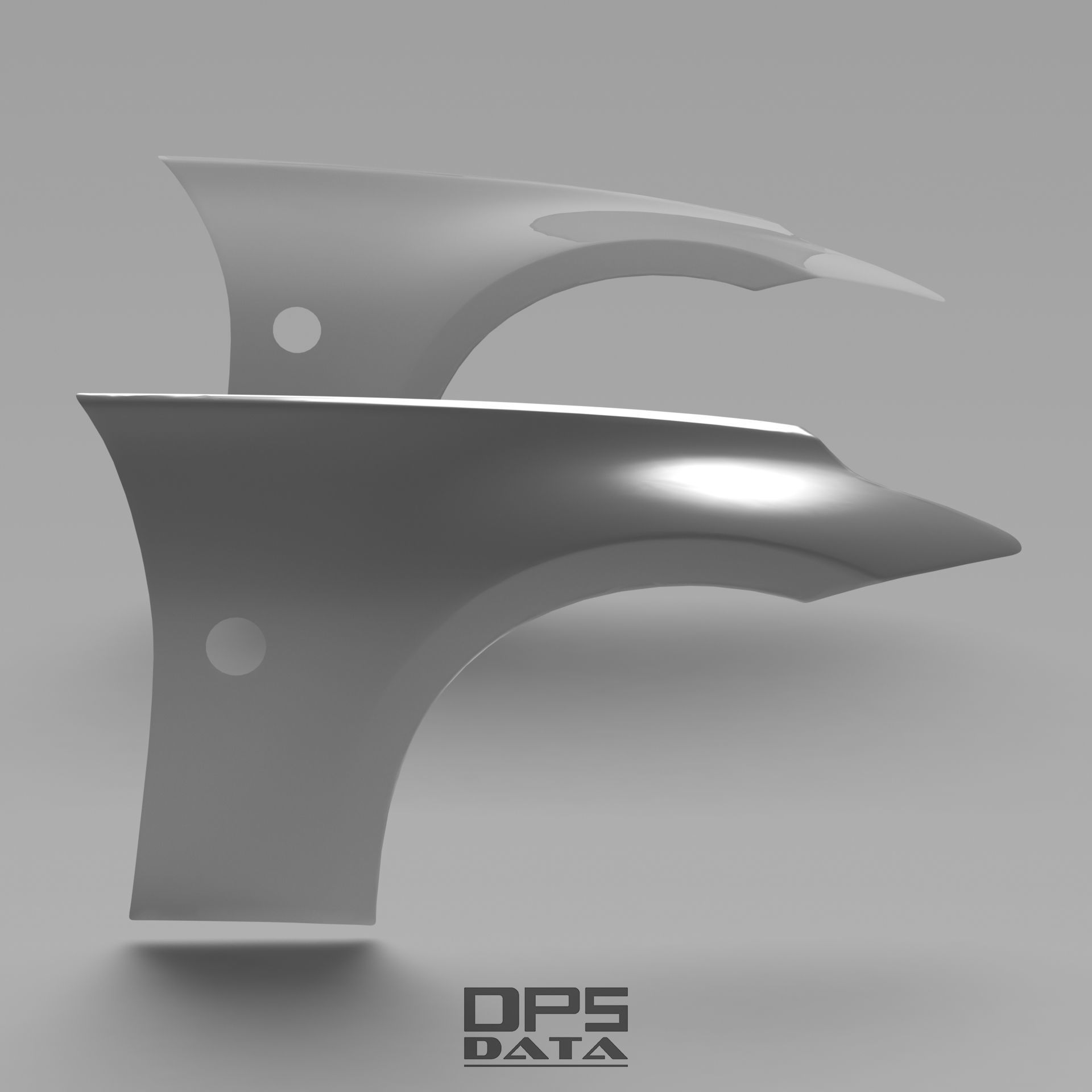 370Z Z34 Front Fenders Exterior Surface Model - 3D Laser-Scanned 3D ...