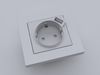 Lezard power socket with usb ports 3D model | CGTrader