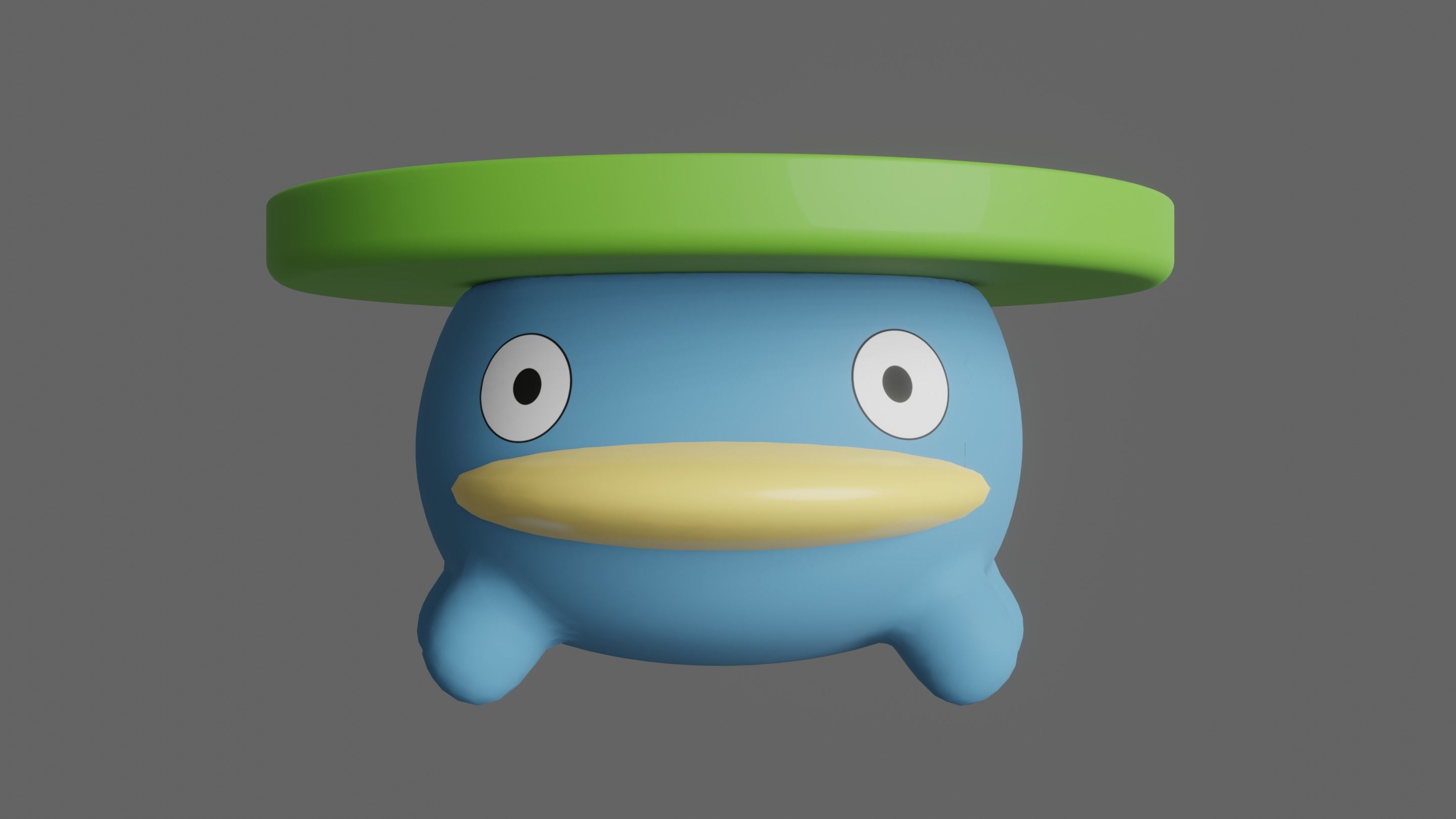 Pokemon Lotad and Shiny Version 3D model rigged | CGTrader