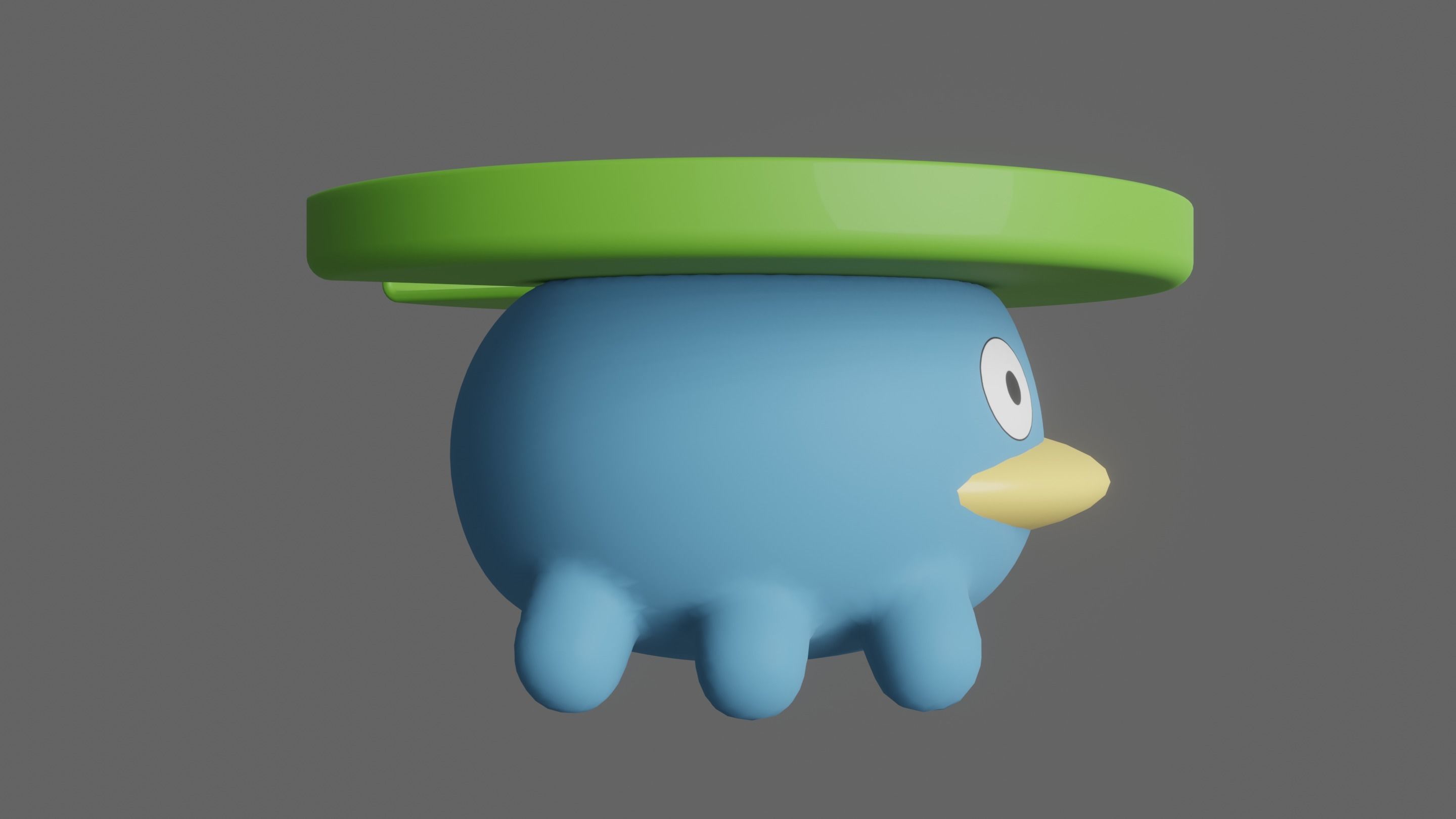Pokemon Lotad and Shiny Version 3D model rigged | CGTrader