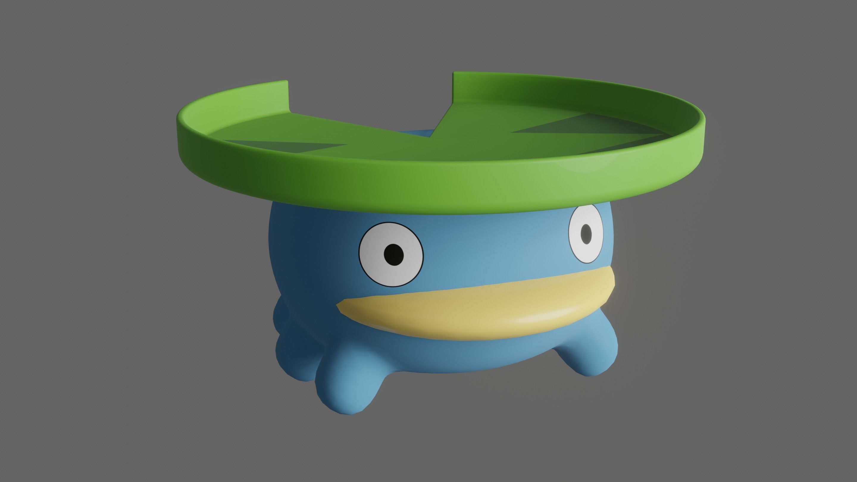 Pokemon Lotad and Shiny Version 3D model rigged | CGTrader