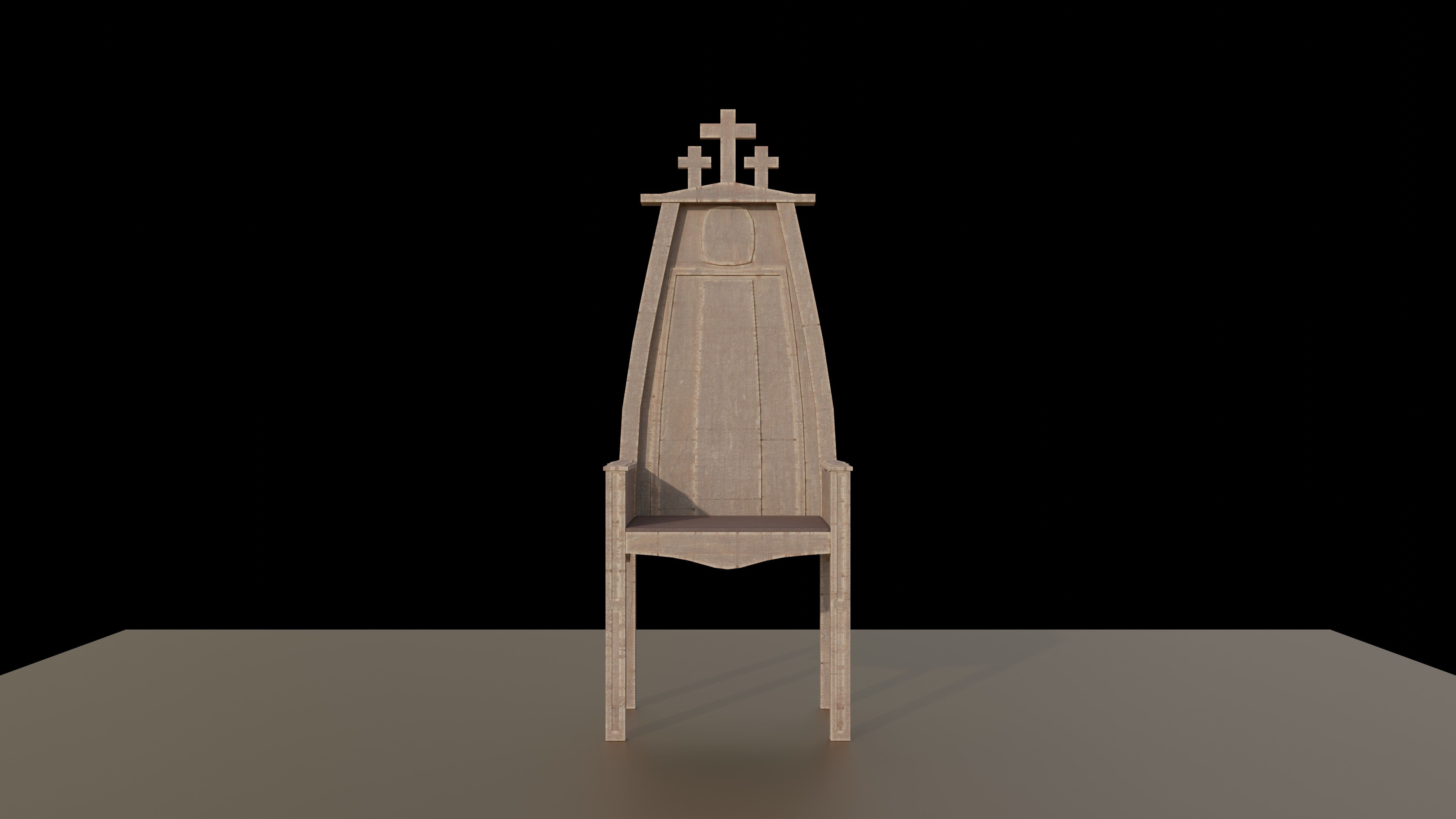 Chair Altar 3D model | CGTrader