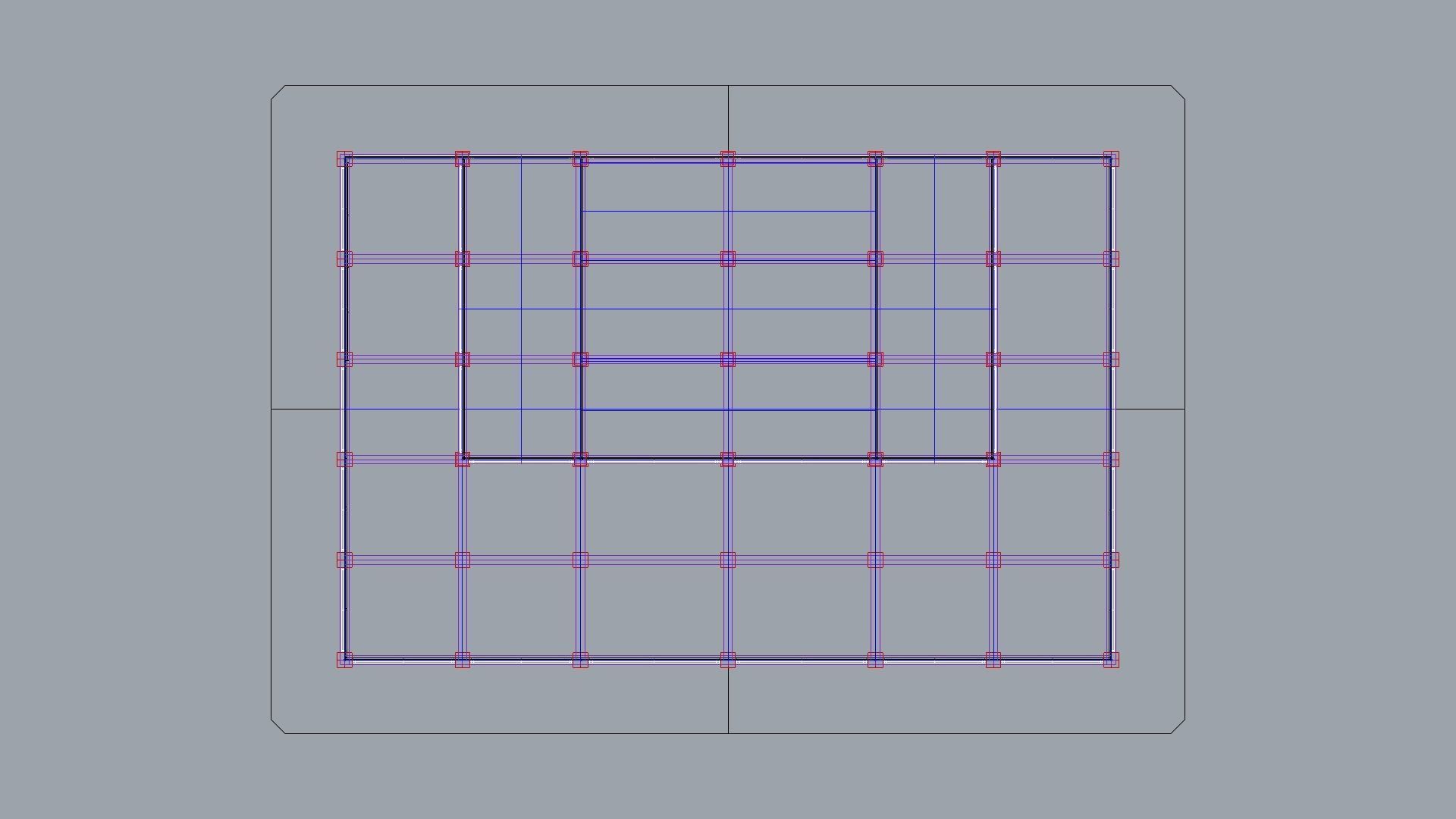 Reinforced concrete high-rise building 3D model | CGTrader