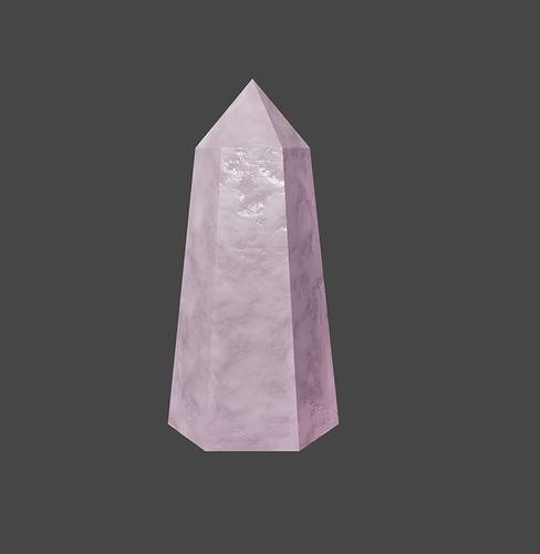 Rough Obelisk Gem 3D model | CGTrader