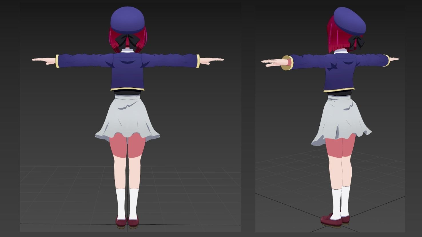 Oshi no Ko Kana VRChat Avatar 3D model rigged | CGTrader
