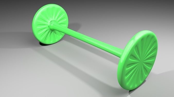 Plastic Wheel 4 3D model | CGTrader