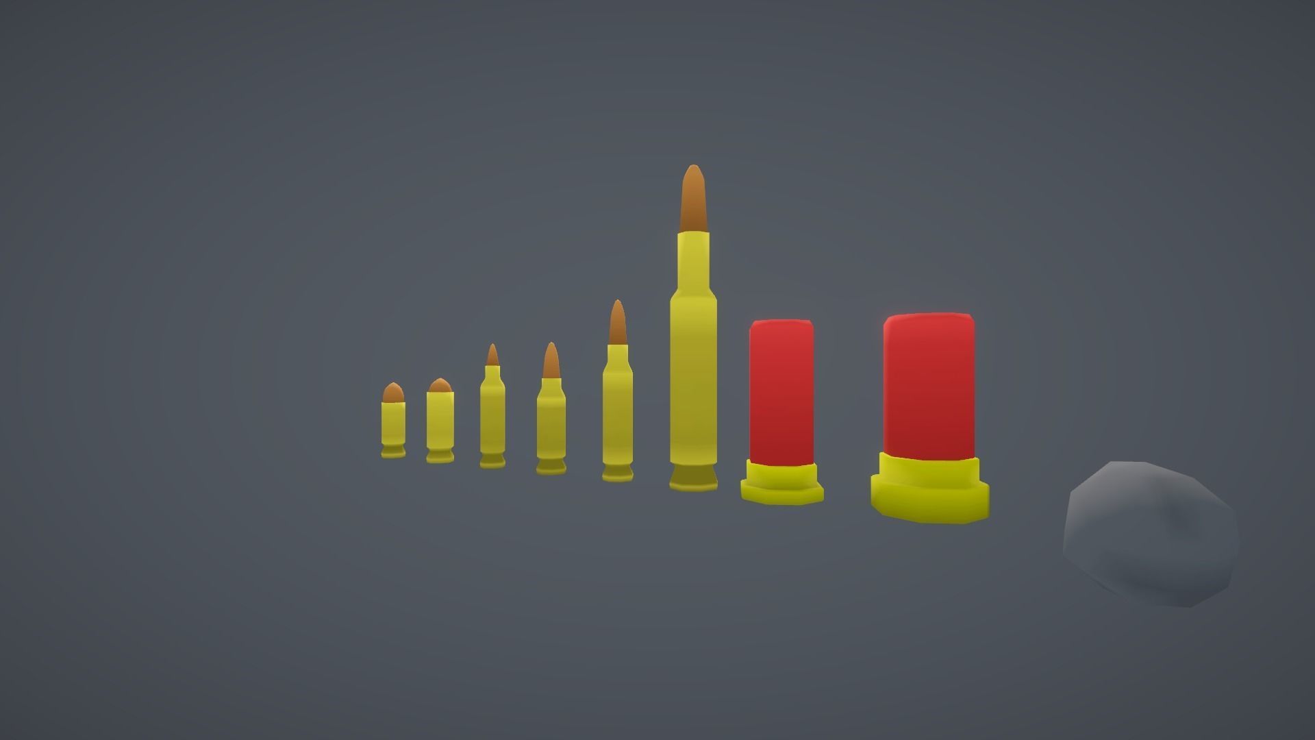 Poly World - Toon Projectiles free VR / AR / low-poly 3D model | CGTrader
