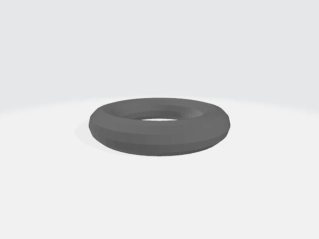 basic ring free 3D model | CGTrader