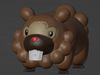 Bidoof 3D model 3D printable | CGTrader