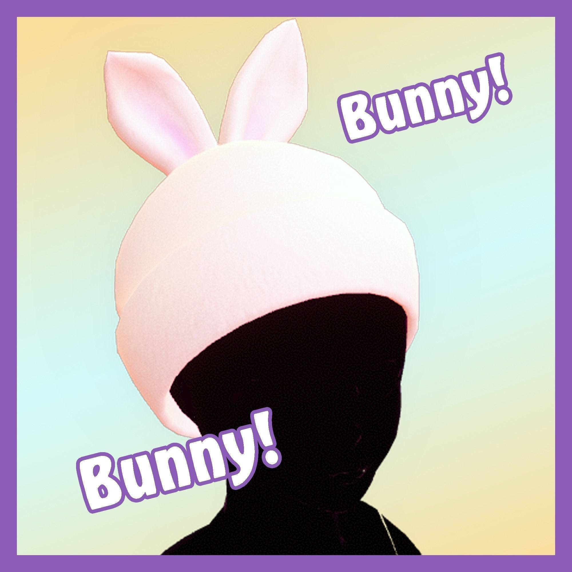 3D model Pink Bunny Hat VR / AR / low-poly | CGTrader