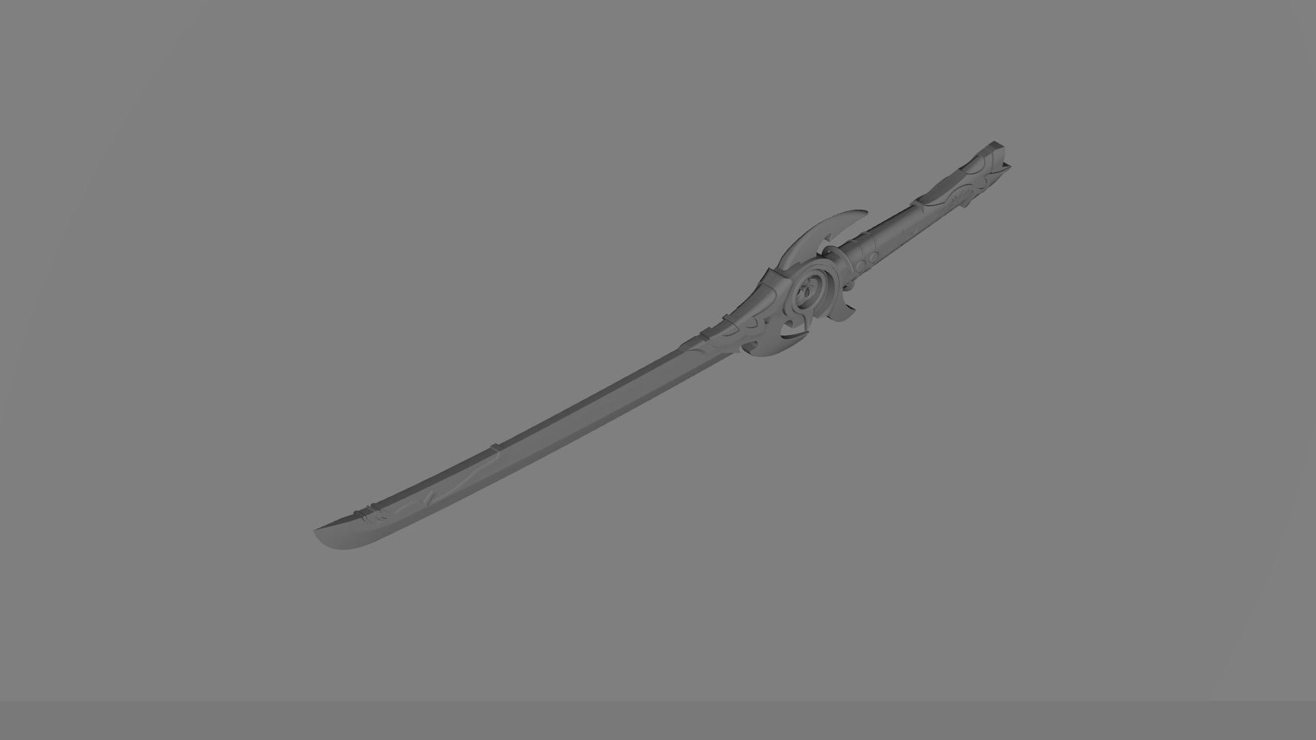 Genshin Impact - Mistsplitter Reforged free 3D model | CGTrader