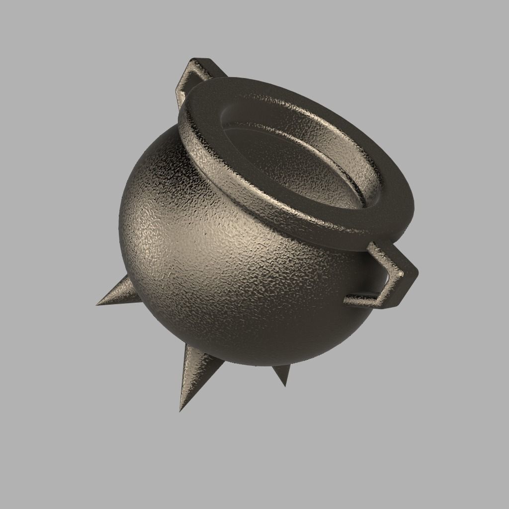 Genshin Impact Mora Coin Storage Container crucible 3D model 3D printable | CGTrader