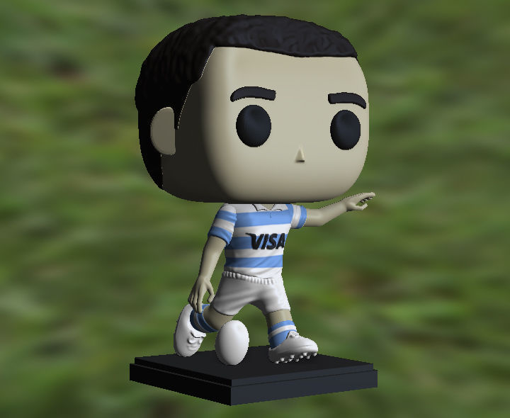 Funko rugby 3D model 3D printable | CGTrader
