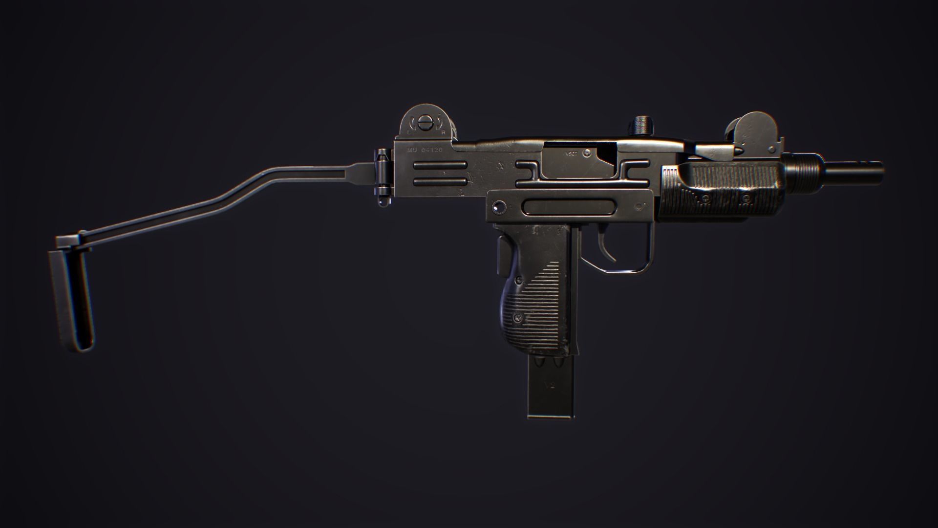 3D model Mini UZI Gun VR / AR / low-poly | CGTrader