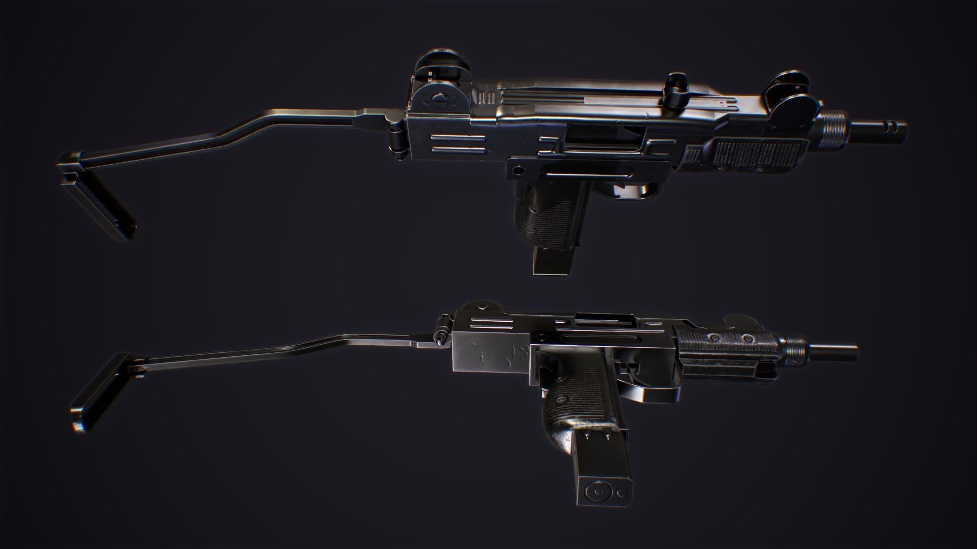 3D model Mini UZI Gun VR / AR / low-poly | CGTrader
