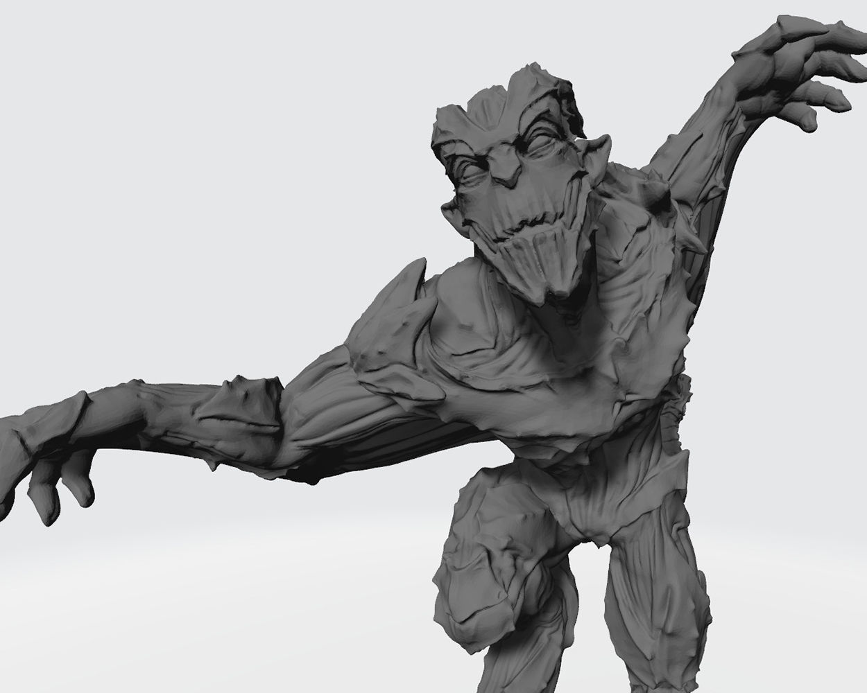 Gargoyles Running 3D Model Ready to Print 3D model 3D printable | CGTrader