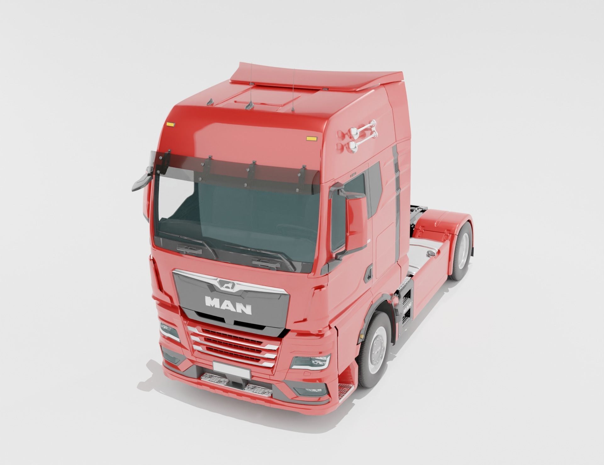 MAN TGX 2020 Semi Truck - Prime Mover 3D model | CGTrader