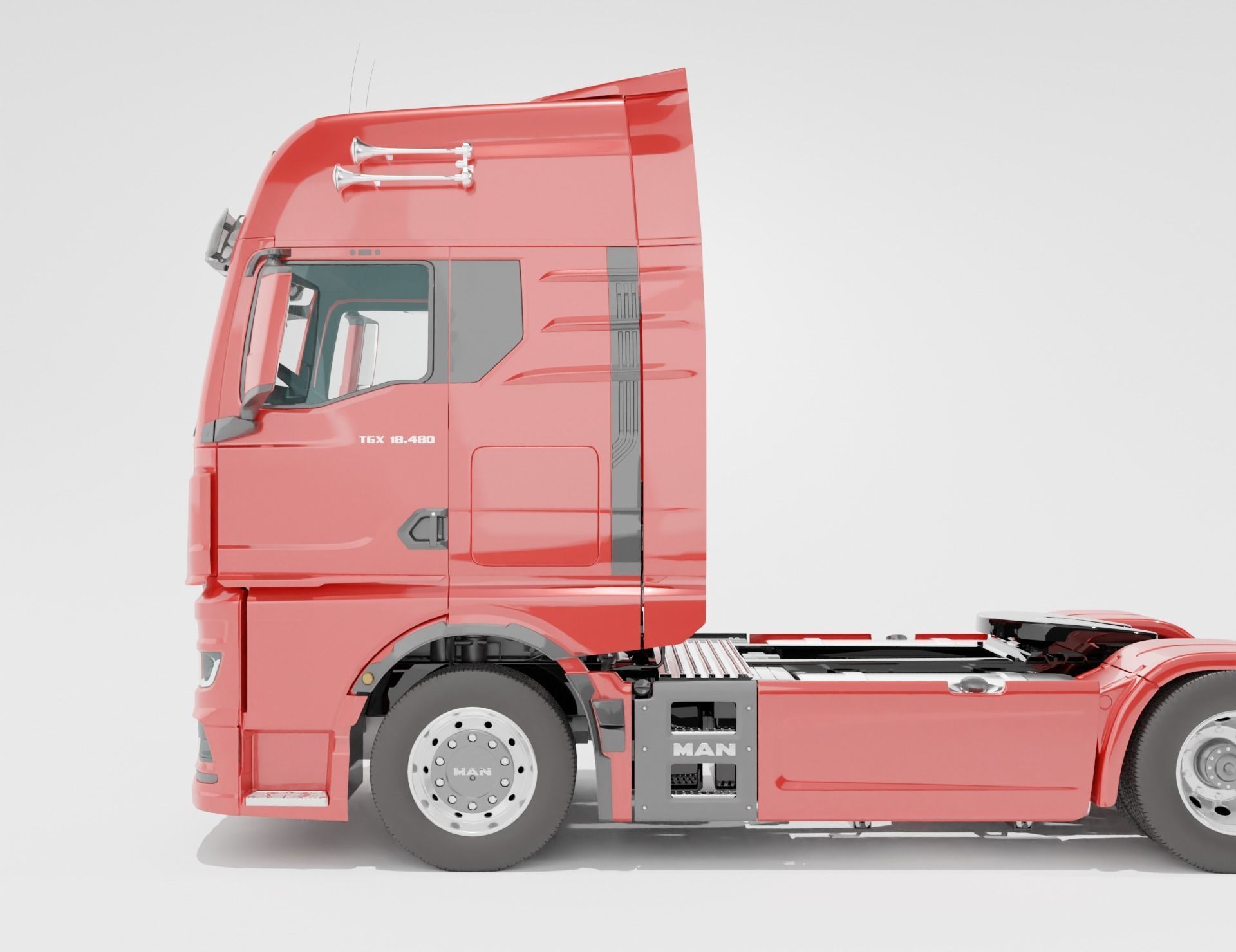 MAN TGX 2020 Semi Truck - Prime Mover 3D model | CGTrader