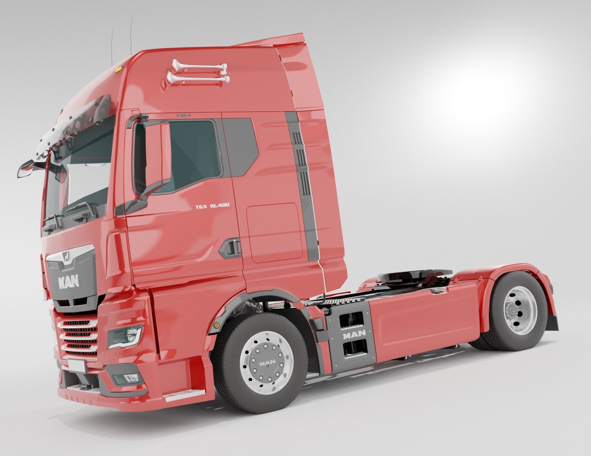 MAN TGX 2020 Semi Truck - Prime Mover 3D model | CGTrader