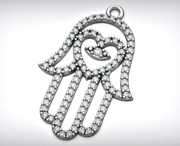 peace hand 3D model 3D printable | CGTrader