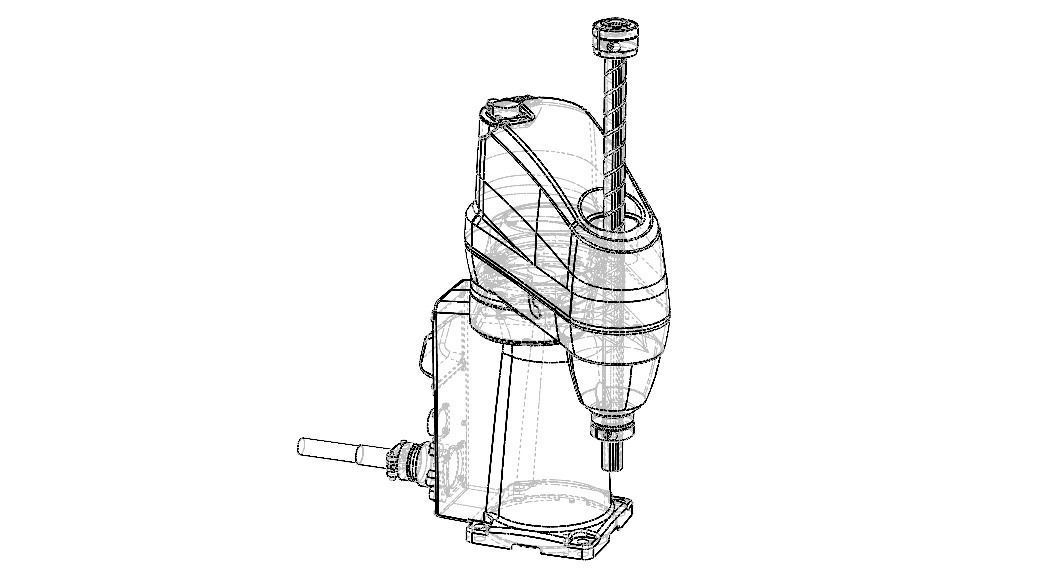 Denso 4-Axis SCARA Robots HS45452 free 3D model rigged | CGTrader