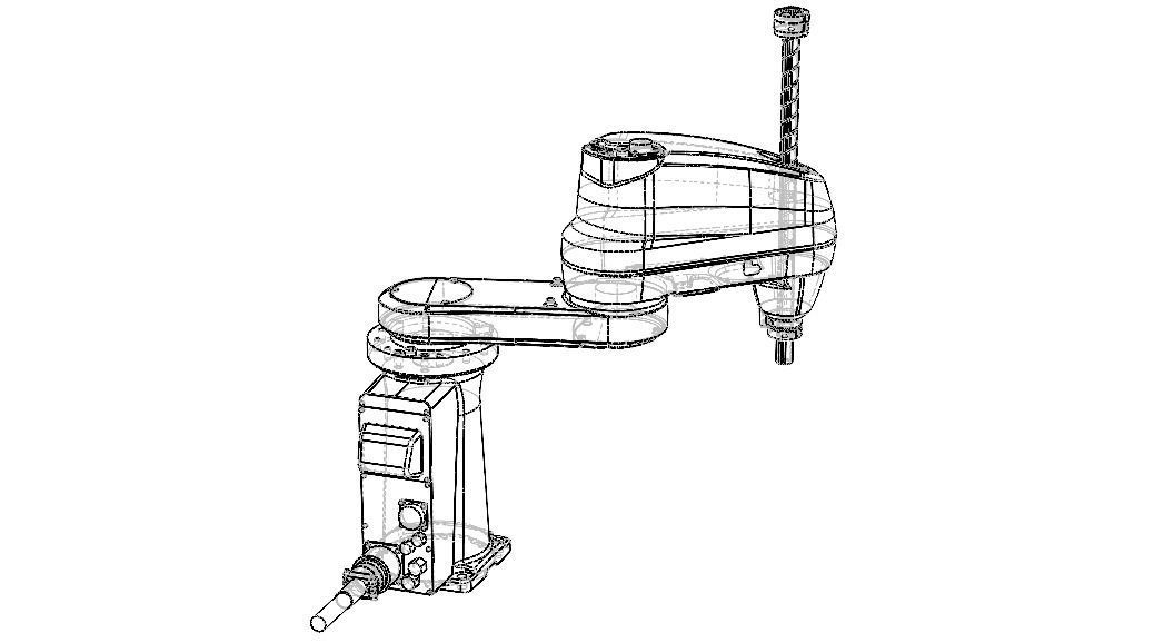 Denso 4-Axis SCARA Robots HS45452 free 3D model rigged | CGTrader