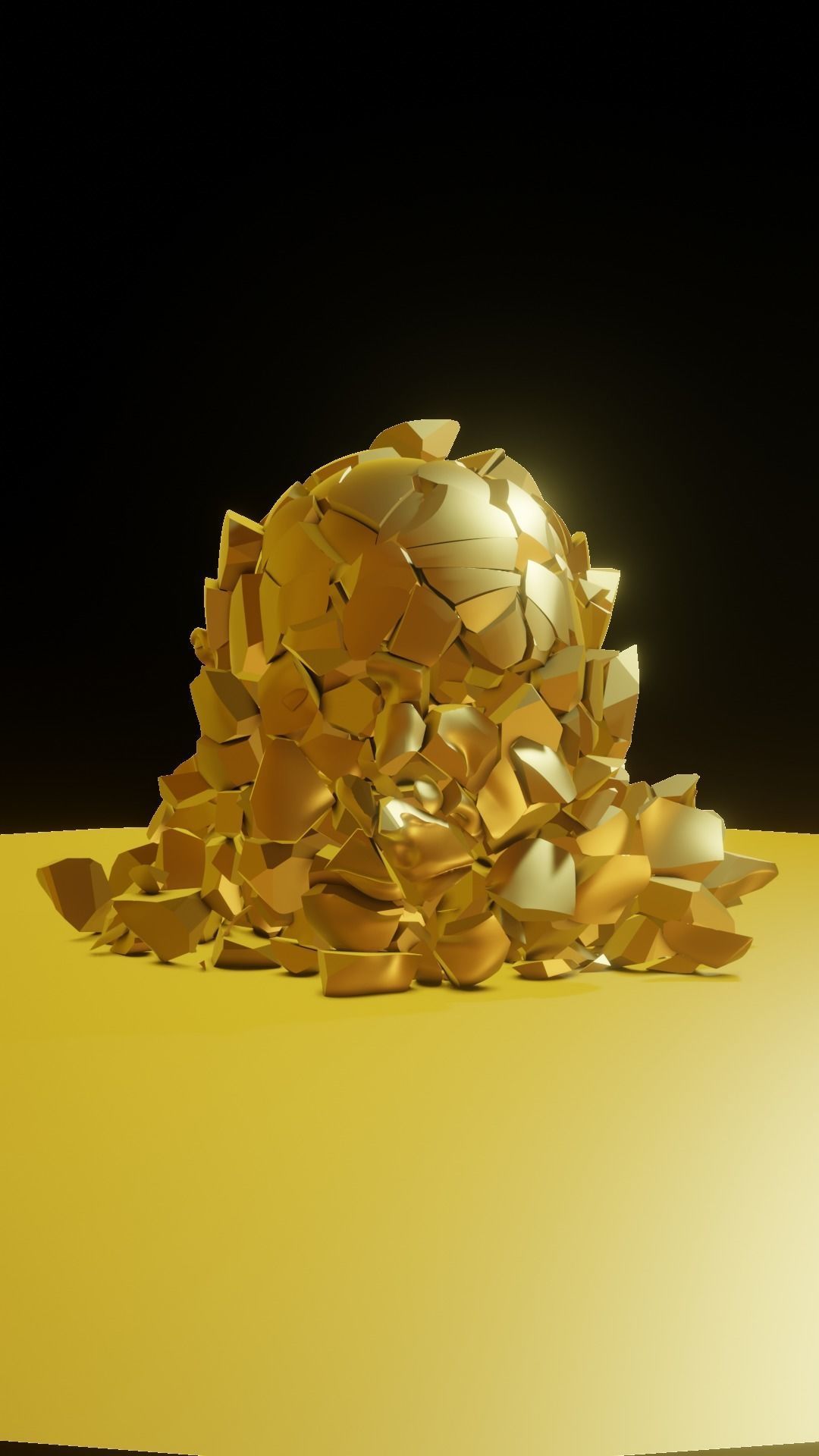 shatter animation 3D model animated rigged | CGTrader