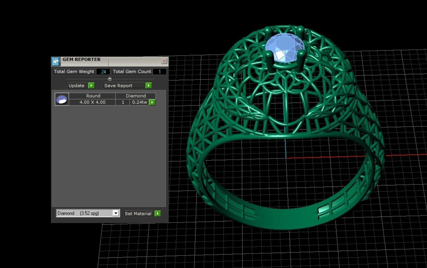3d ring free 3D model 3D printable | CGTrader